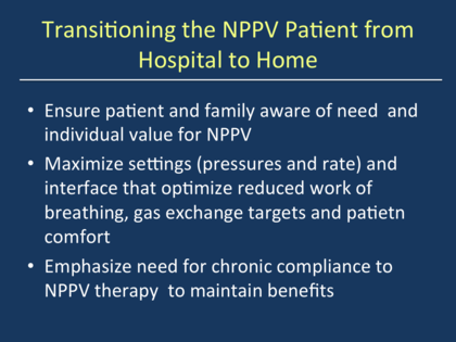 1. Transitioning the NPPV Patient from Hospital to Home - U.S ...