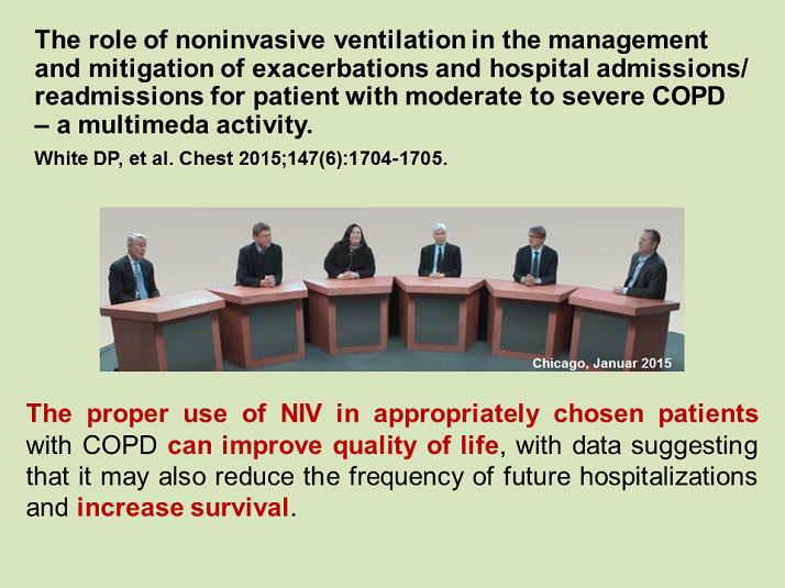 Benefits of the Proper Use of NIV in Appropriately Chosen Patients ...