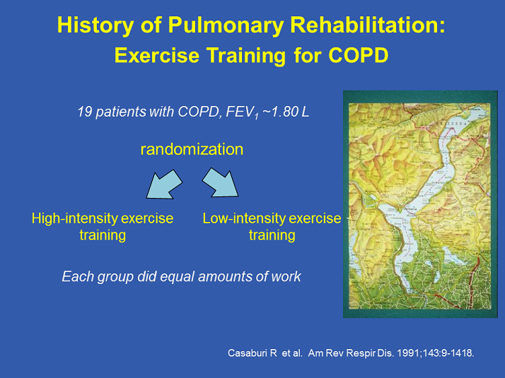 History of PR: Exercise Training for COPD - Pulmonary Rehabilitation ...