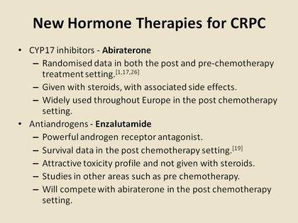 New Hormone Therapies for CRPC - Prostate Cancer: A European ...