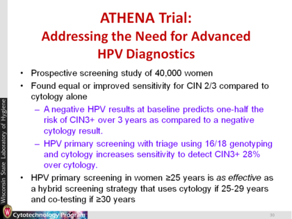 ATHENA Trial: Addressing the Need for Advanced HPV Diagnostics ...
