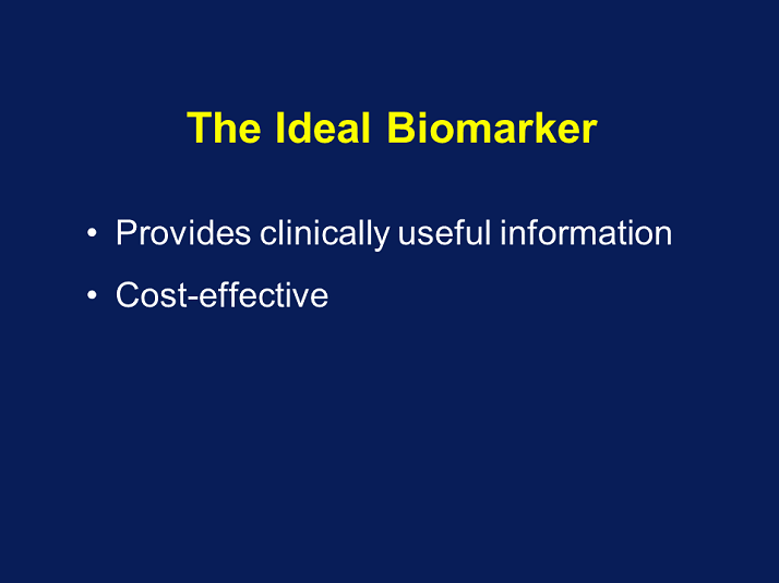 Ideal Marker - Activity Two: Understanding Biomarker Performance for ...
