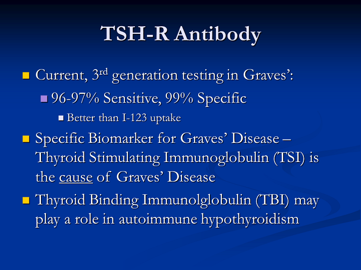 TSH-R Antibody - Thyrotoxicosis Guideline Update and Clinical Utility ...