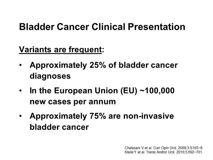 NCCN Guidelines Version 2.2017 Bladder Cancer - Activity One: Do Variants in Non-muscle-invasive ...