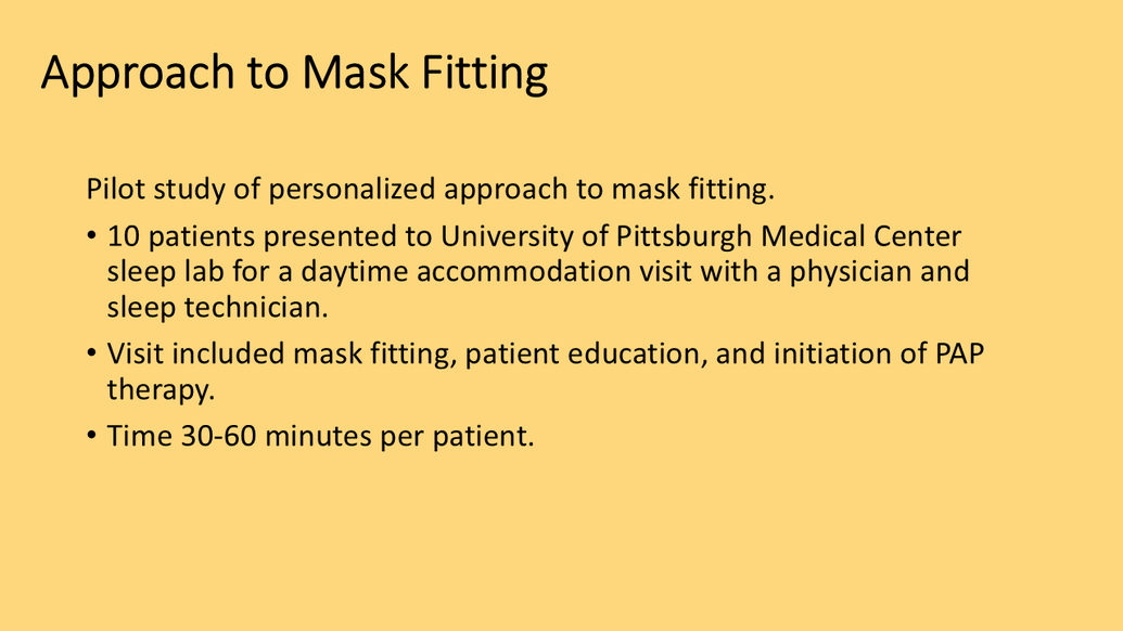 Optimizing Success in Positive Airway Pressure (PAP) Therapy for ...