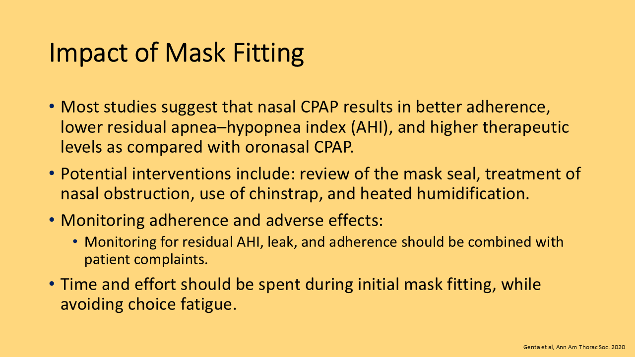 Optimizing Success in Positive Airway Pressure (PAP) Therapy for ...