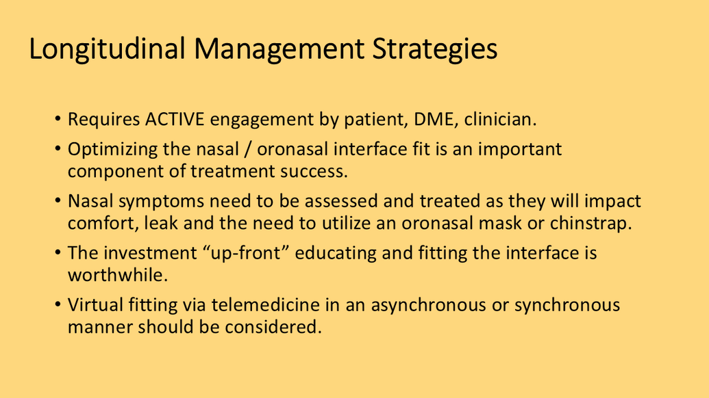 Optimizing Success in Positive Airway Pressure (PAP) Therapy for ...