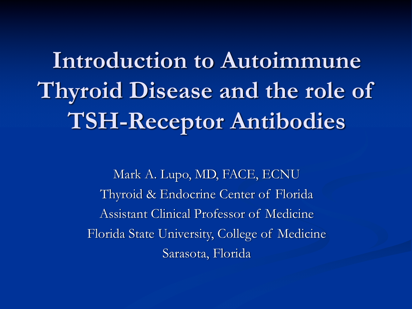 The Role of Thyroid Stimulating and Thyroid Blocking Antibodies in the ...