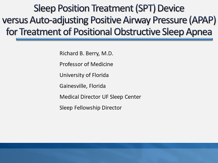 Obstructive Sleep Apnea (OSA) and Positional Obstructive Sleep Apnea (POSA)