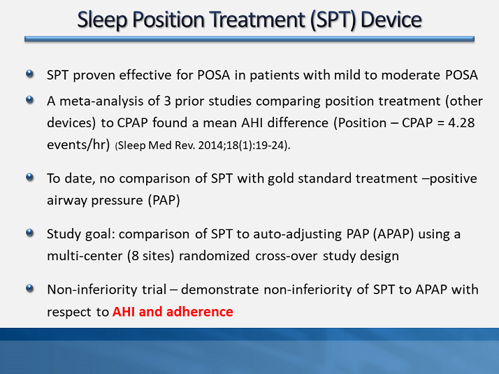 Obstructive Sleep Apnea (OSA) and Positional Obstructive Sleep Apnea (POSA)