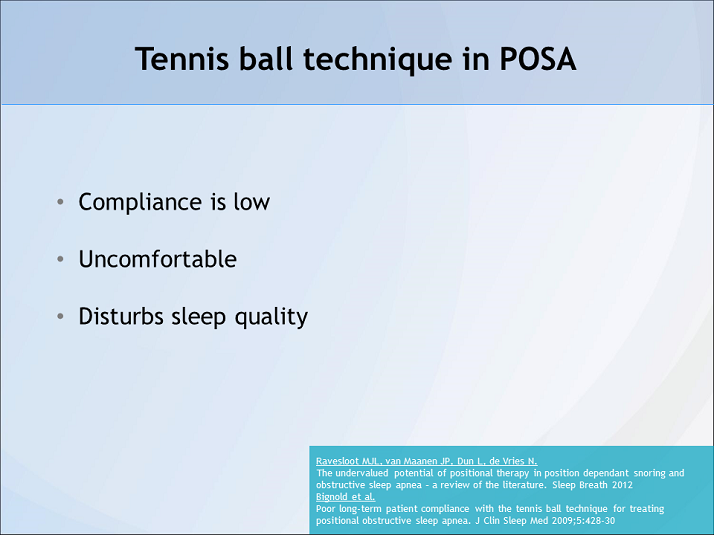 Obstructive Sleep Apnea (OSA) and Positional Obstructive Sleep Apnea (POSA)