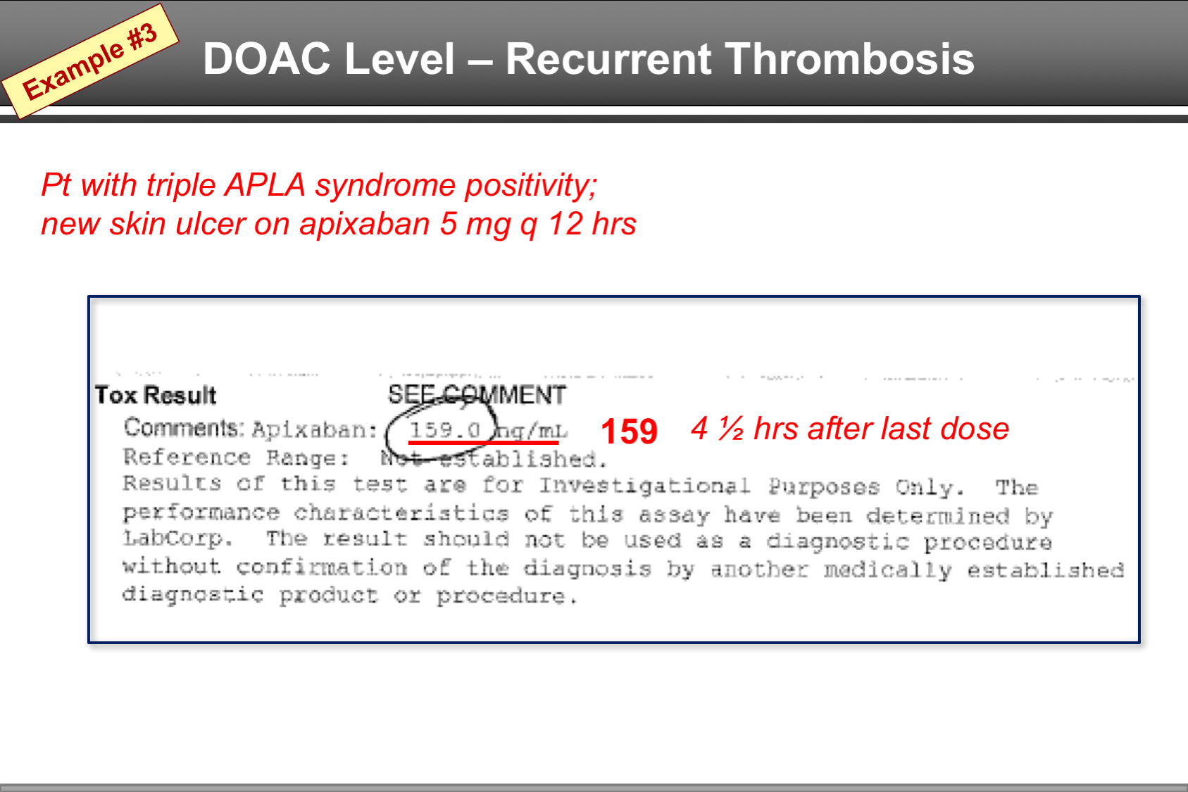 Clinical Use of Coagulation Tests: Thrombophilia Testing, D-dimer Use ...