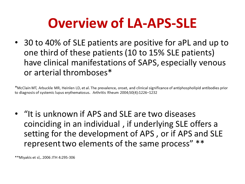 Lupus Anticoagulant (LA): Choosing the Right Testing Strategy for Your ...