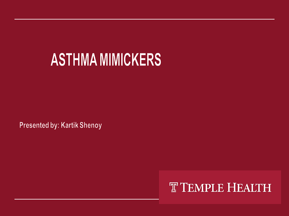 Temple Lung Center: Learning Center