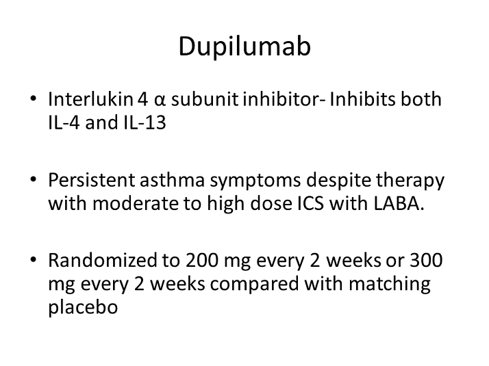 Dupilumab - Treatment Options for Severe Persistent Asthma - Temple ...